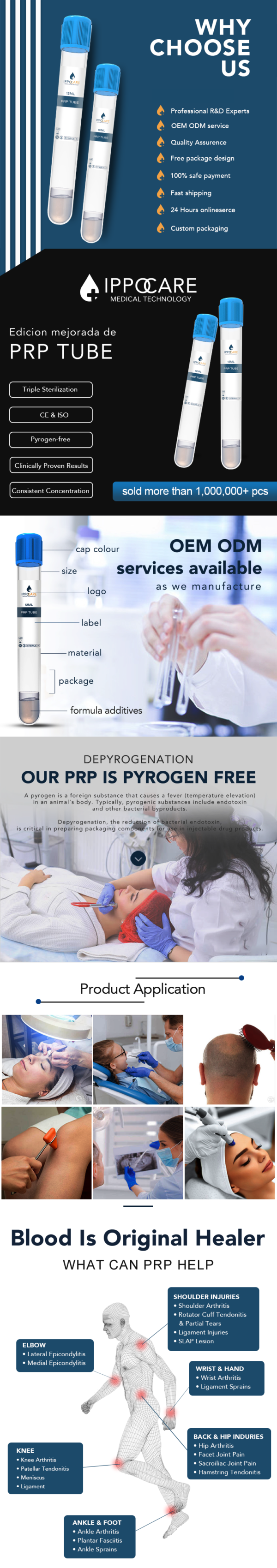 Professional PRP Kit (2 Sets) – Medical Grade PRP Kit with Tubes